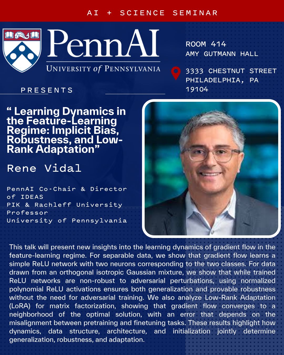 AI + Science Seminar | Penn AI